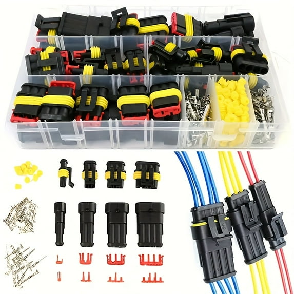 [Secure Car Connector Terminals] 352pcs Automotive Wire Plugs - 1/2/3 ...