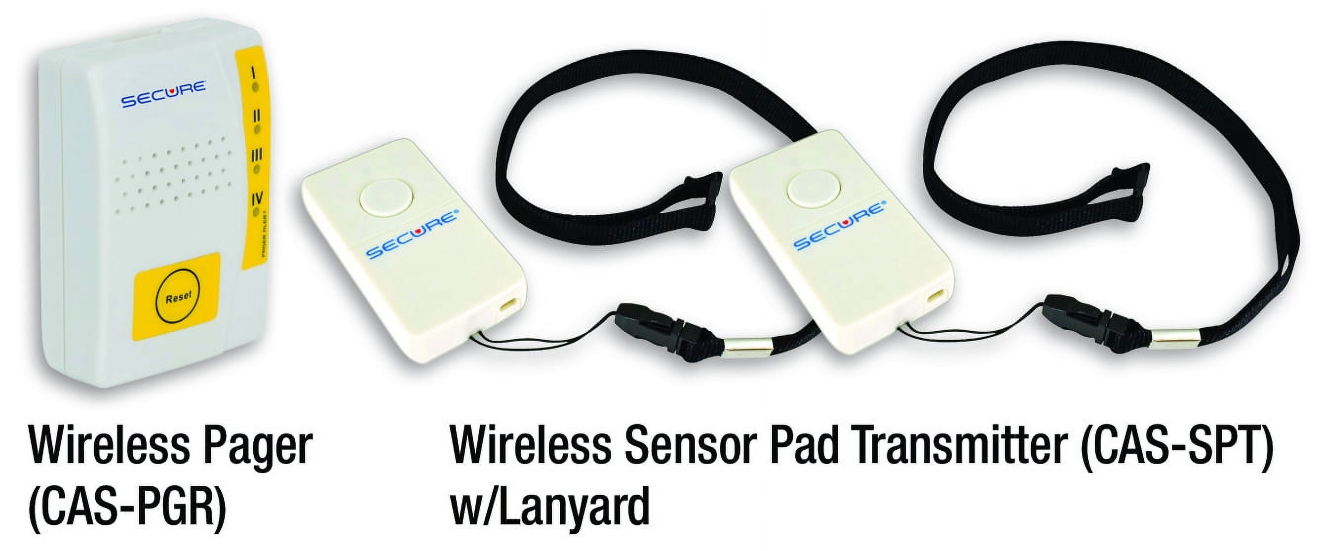 Secure SWCB-2S Wireless Two Patient Call Button and Caregiver Pager ...