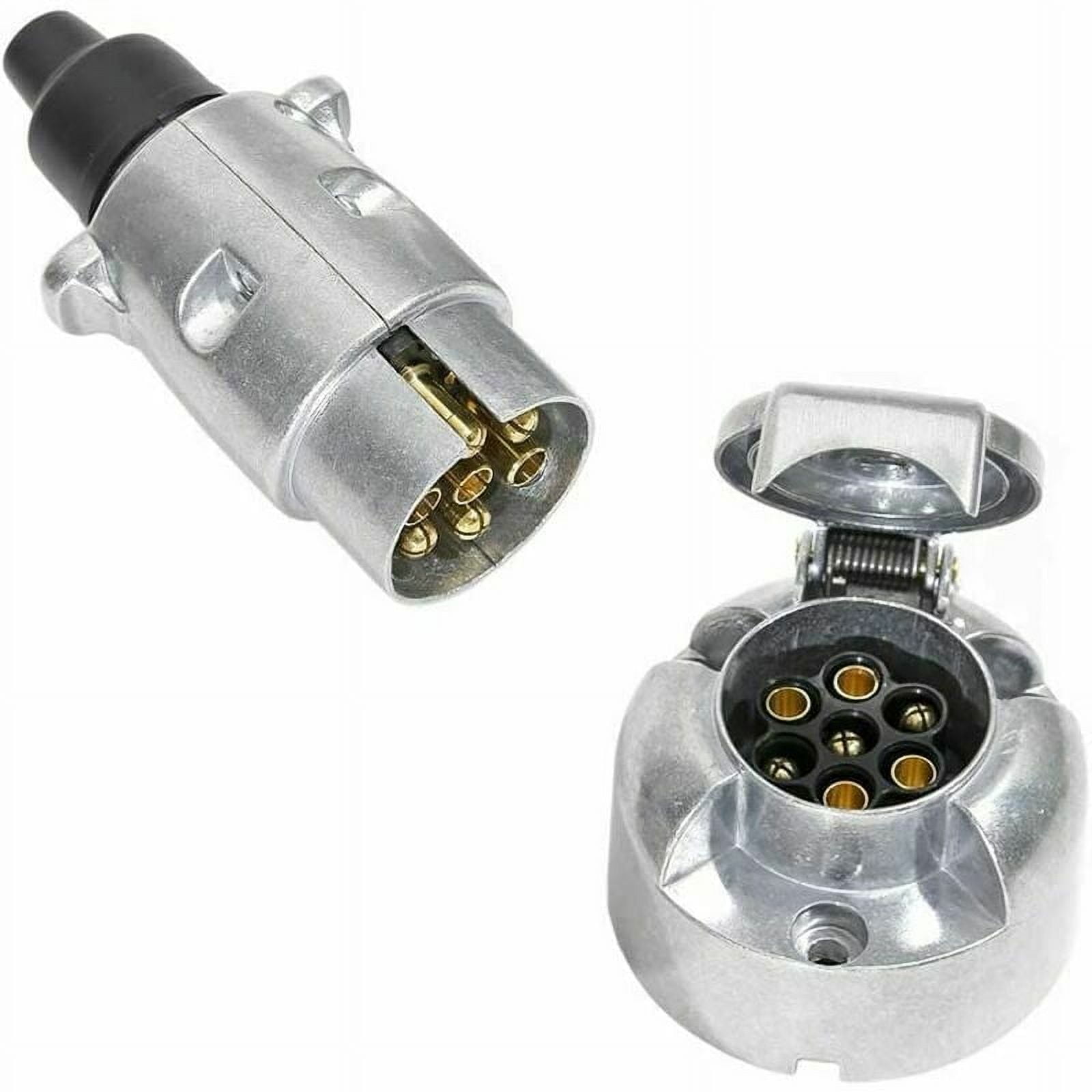 Secure Connection 7Pin Waterproof Trailer Plug For Heavy European ...