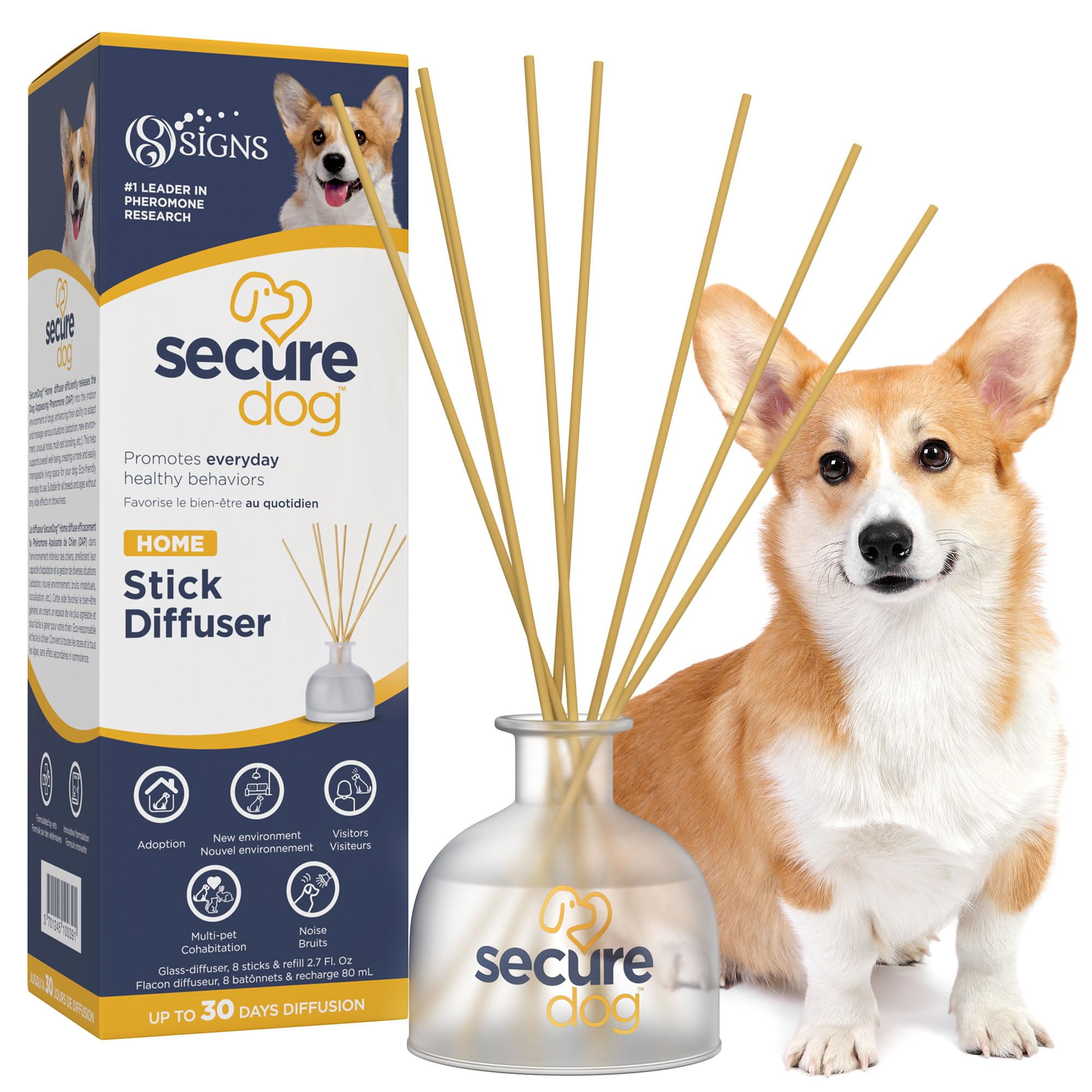 Secure Dog Calming Diffuser for Supporting Calm and Well-Being to Help ...