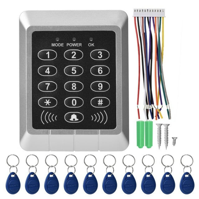 Secure Door Entry System with Card Access Control and Password Keypad ...