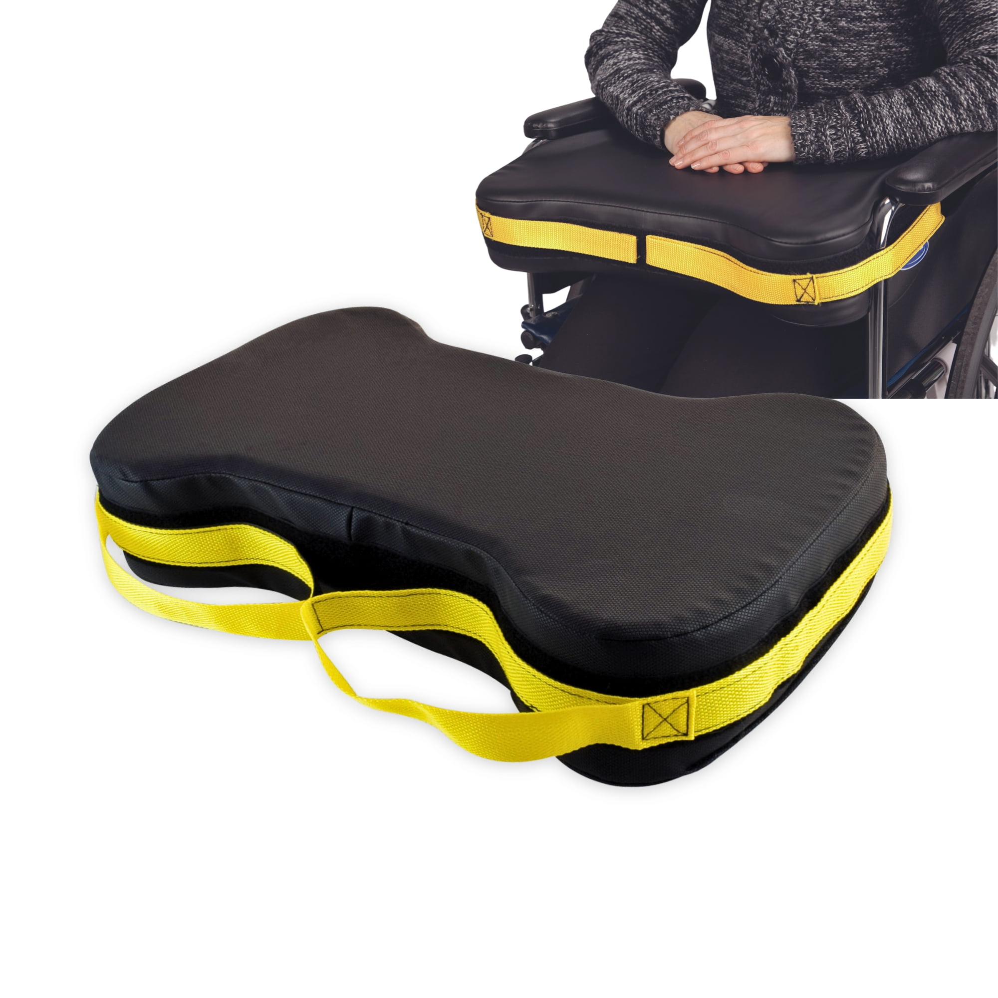 Secure Easy Release Wheelchair Lap Cushion - Comfort Support Lap Buddy ...