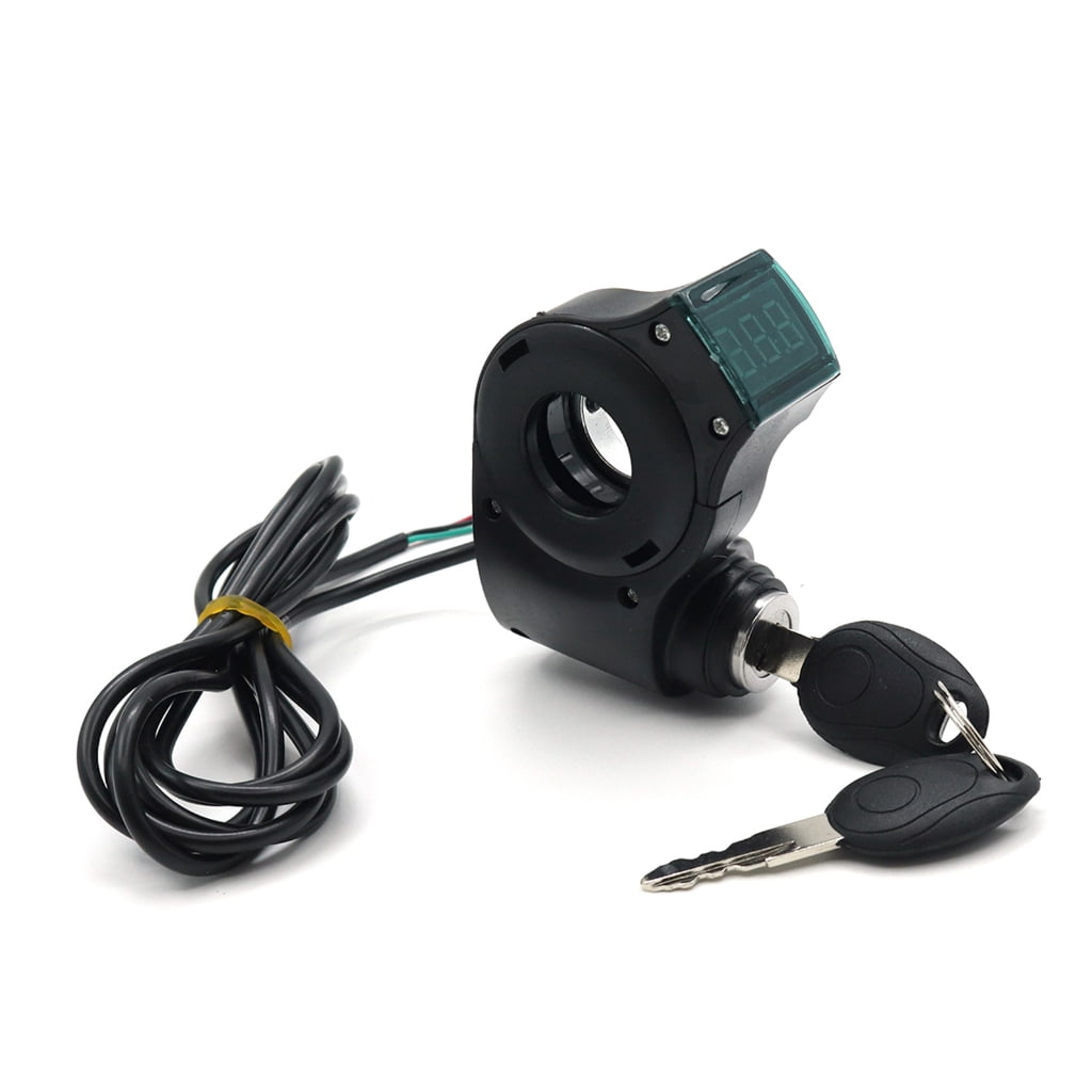 Secure Electric Scooters Handlebar with Digital Display ABS Electric ...