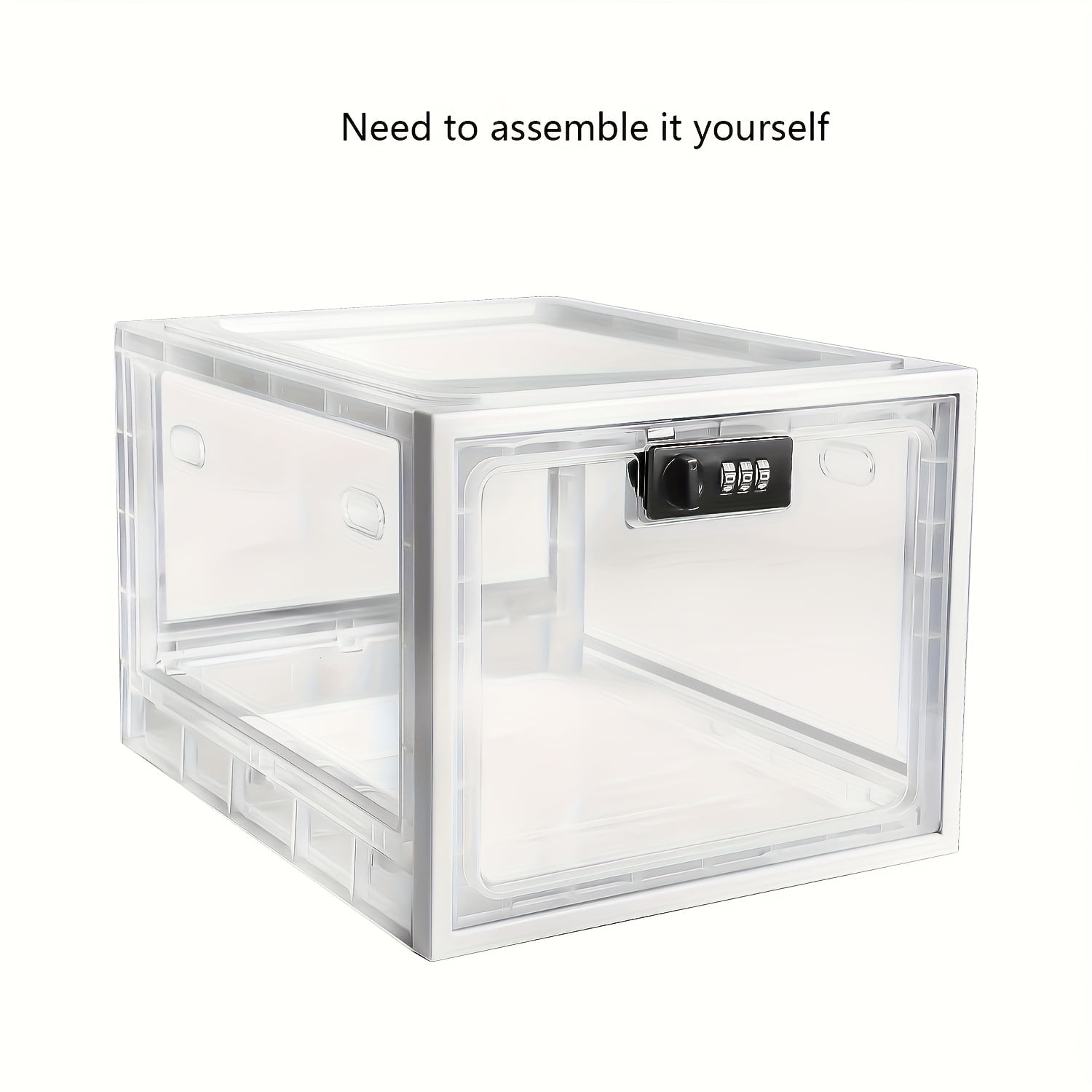 Secure & Foldable Lock Box – Durable Plastic, Medication & Food Safety ...