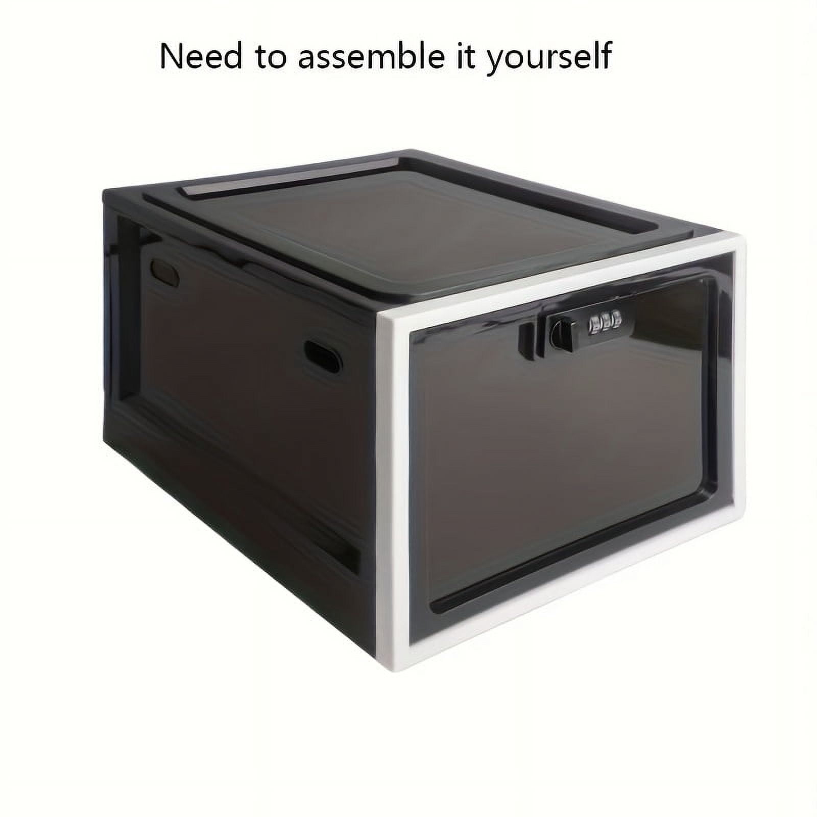 Secure & Foldable Lock Box – Durable Plastic, Medication & Food Safety ...