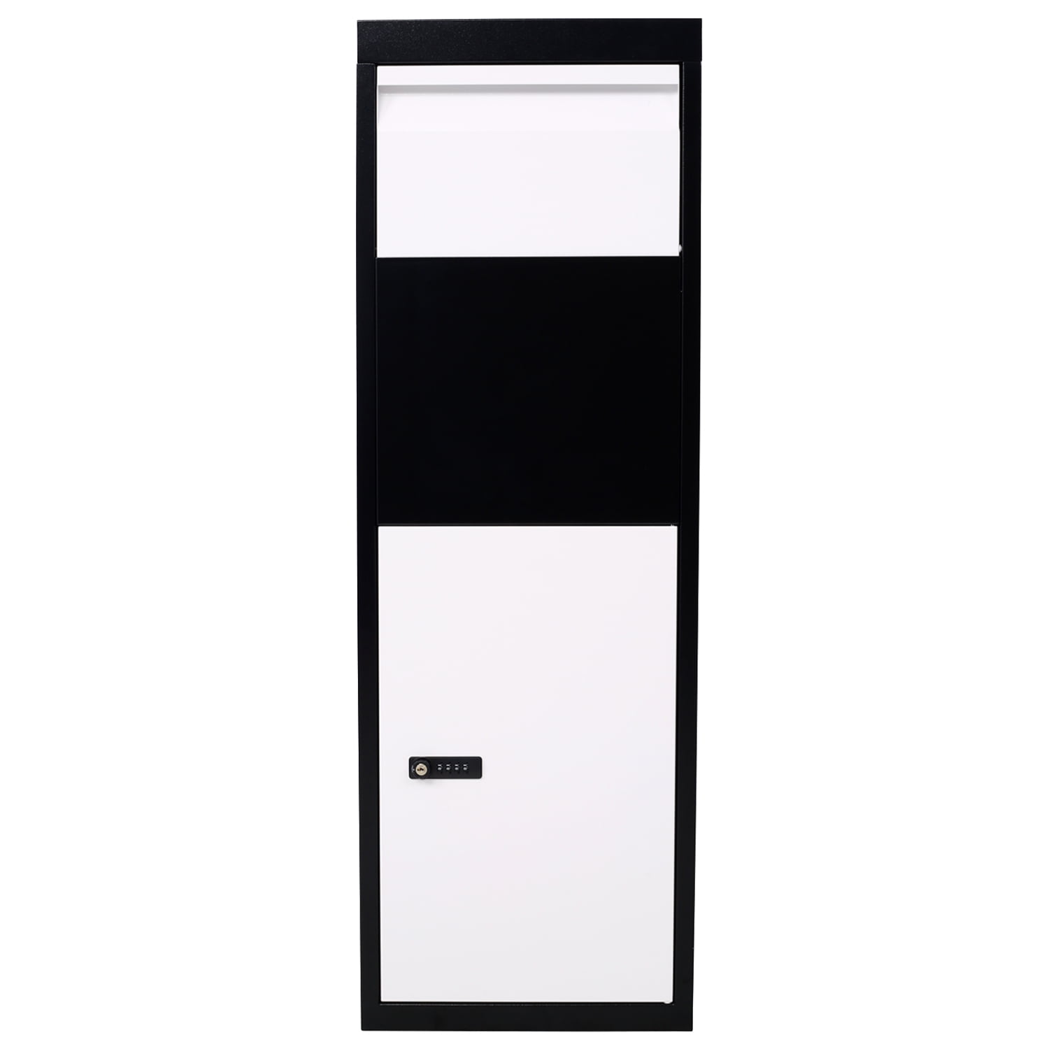 Secure Galvanized Steel Package Delivery Box with Code Lock 14‘‘ x 11.3 ...