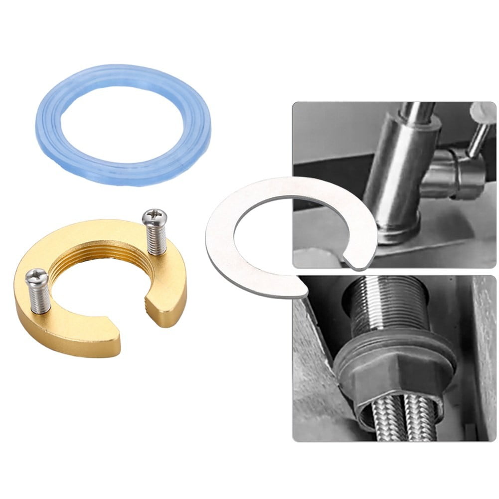 Secure Grip Kitchen Faucet Anti-loose Nut Fastening Circlip Washer Kit ...