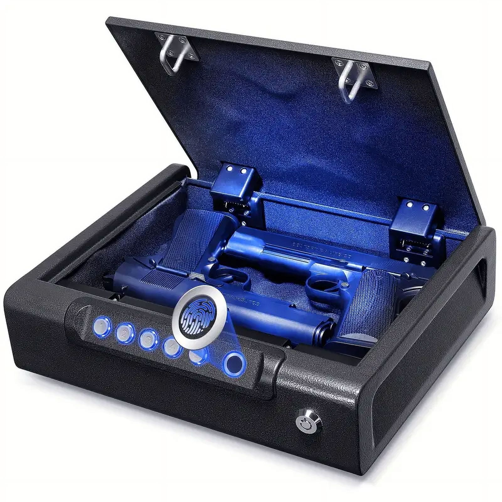 Secure Handgun Safe – Biometric Fingerprint & Digital Keypad Lock ...
