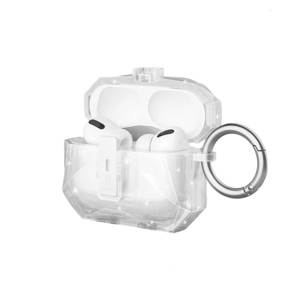 Secure Lock Clear Cover For Pods Pro3 Earbuds Cleaning Pen Keychain ...