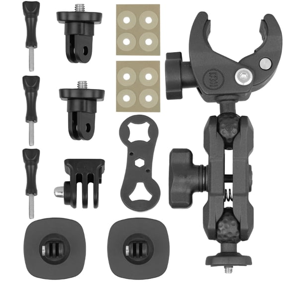 Secure Mount Bracket for Action Cameras Clamp Mount Enhances Filming ...