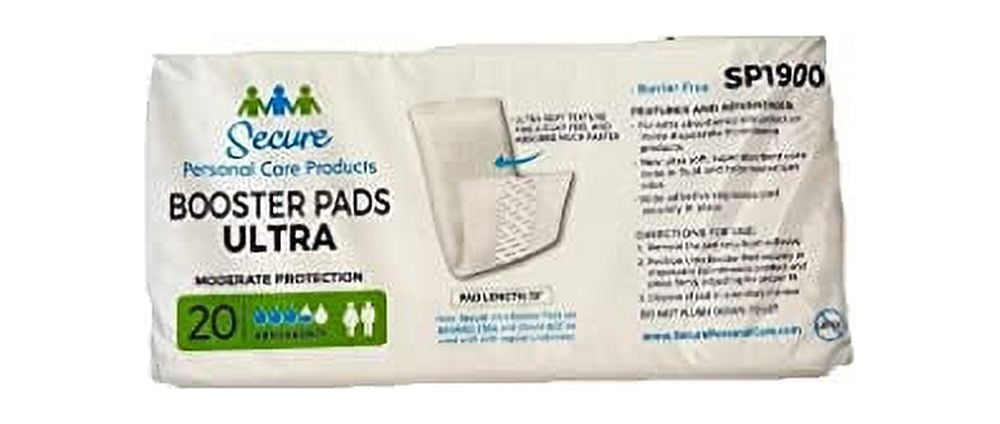 Secure Personal Care Products Booster Pads Ultra, SP1900, 13 Inch ...