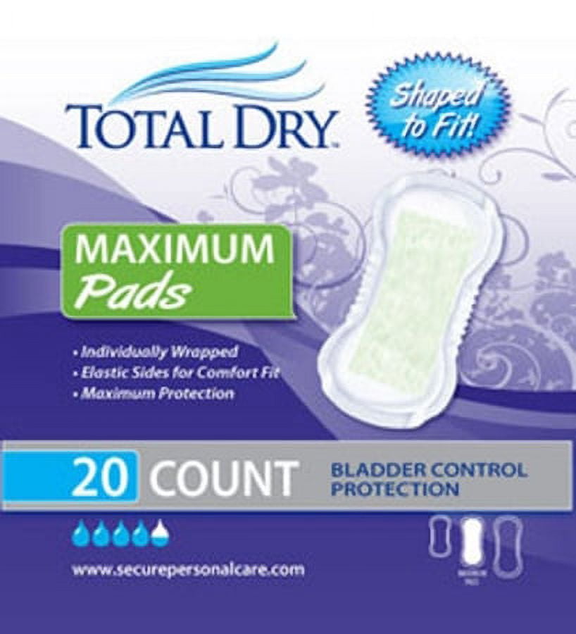 Secure Personal Care Products TotalDry Bladder Control Pad - SP1573CS ...
