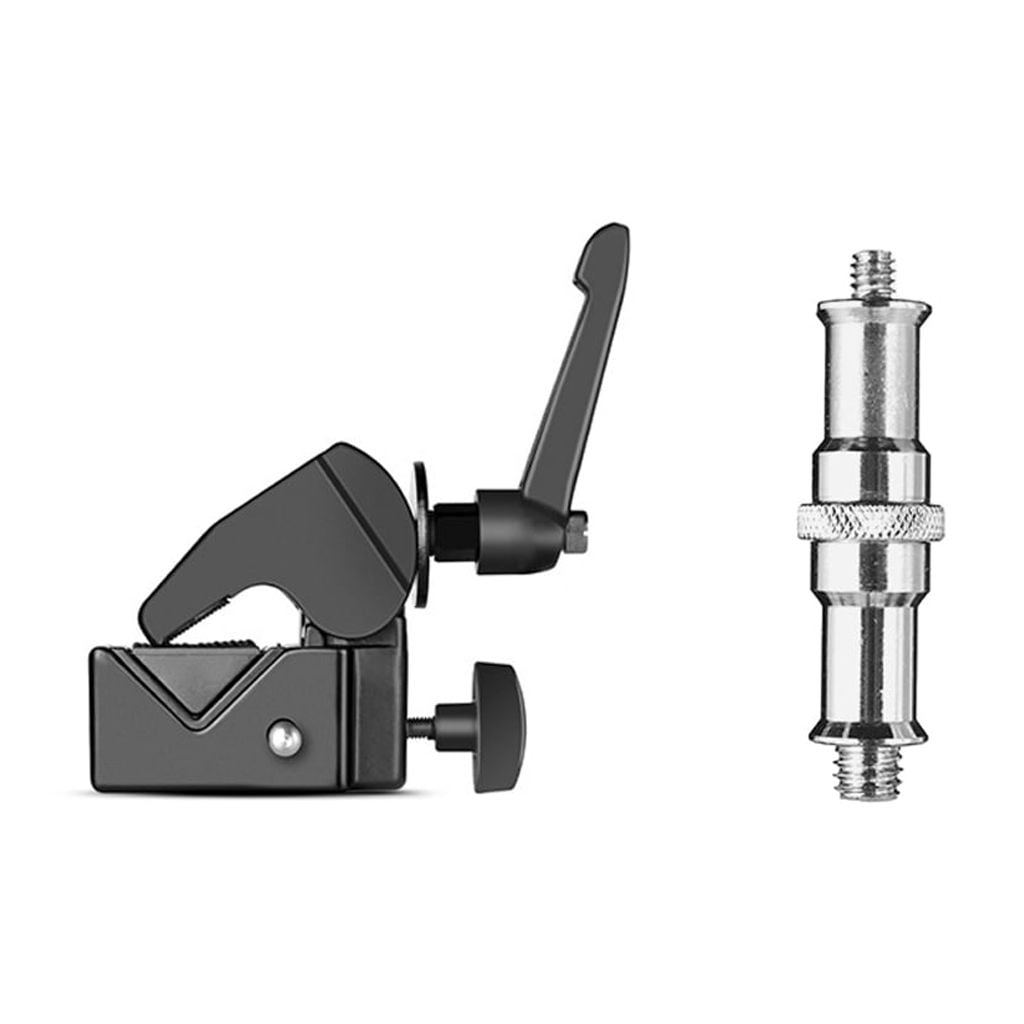 Secure Photography Clamp Two Lock System 5/8" Studs Mount 15kg Capacity ...