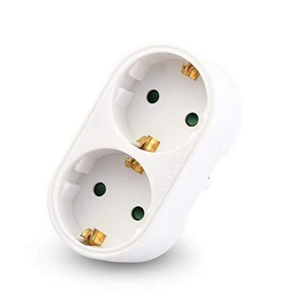 Secure & Practical Double Ground Socket, Surface-Mounted Schucko ...