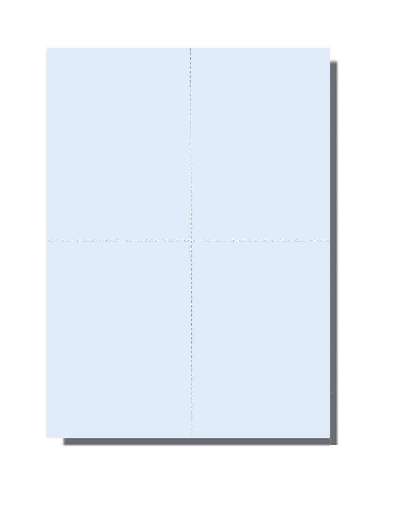 Secure Rx Prescription Form Paper w Vrt & Hrz Perfs, Blue, 8.5"x 11 ...