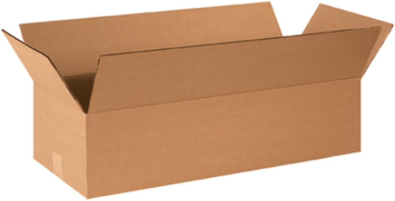 Secure Seal - 18x6x6 Pack of 25 Corrugated Cardboard Packing Shipping ...