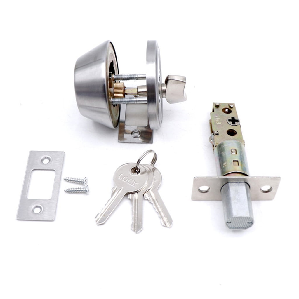 Secure Single Side Deadlock Lock Small Key Security System Quick Setups ...