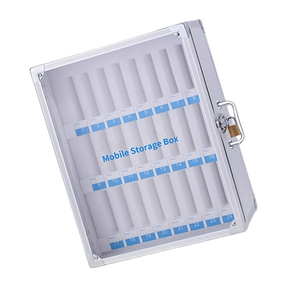 Secure Smartphone Lock Box Aluminum Alloy Construction Space Efficient ...