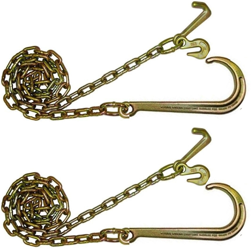 Secure Tow. AF15JJG-10 (x2), 10' J Hook, Mini J Hook, Wrecker Tow Truck ...