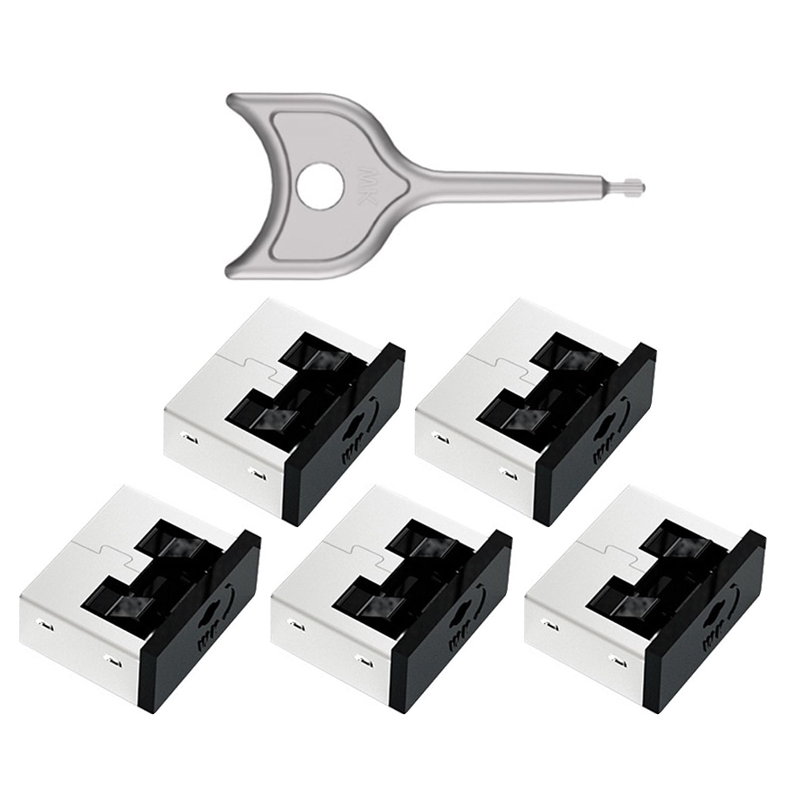 Secure USB Port Block Metal PC Computer Interfaces Lock Tool less ...