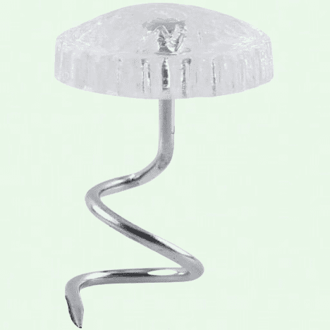 Secure Upholstery and Fabrics with 100Pcs Clear Twist Pins, Easy to ...