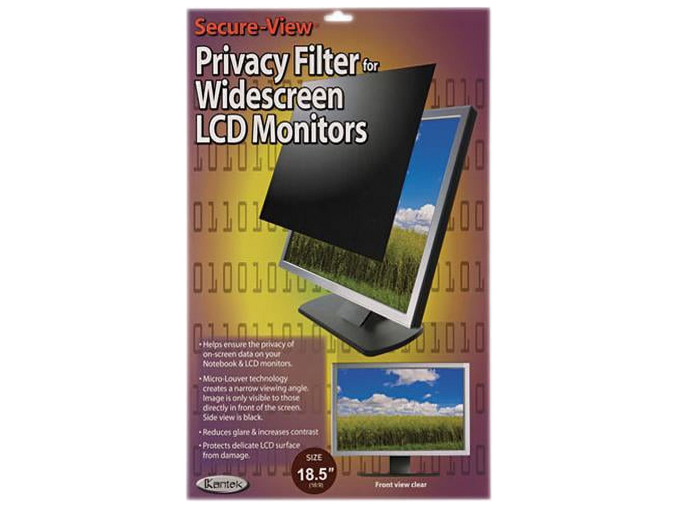 Kantek LCD Monitor Blackout Privacy Screens Black - Walmart.com