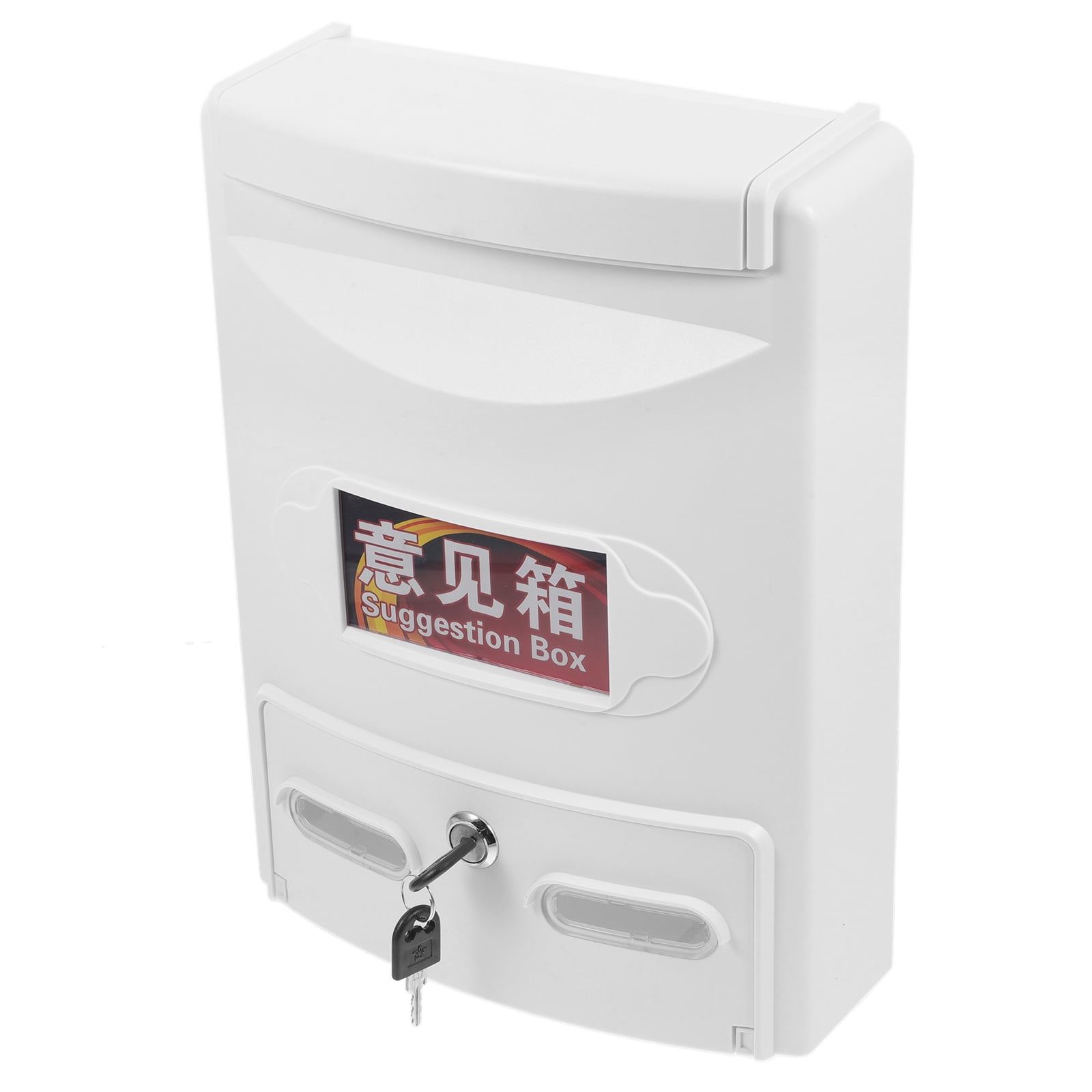 Secure Wall-Mounted Suggestion Box With Lock For Outdoor Use Easy ...