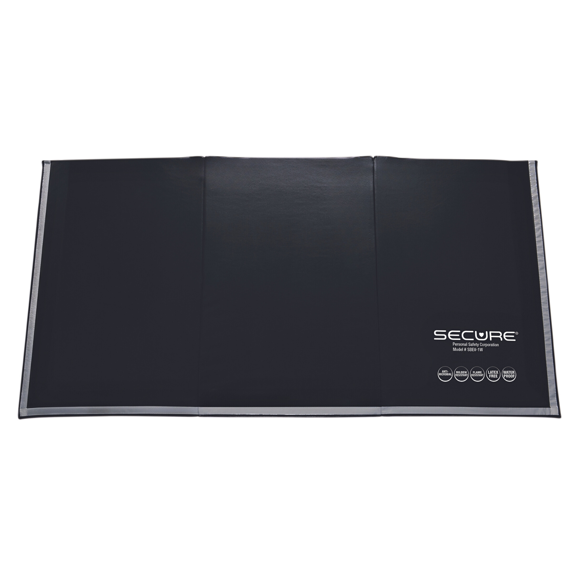 Secure Waterproof Beveled Edge Bedside Fall Safety Mat - Antimicrobial ...