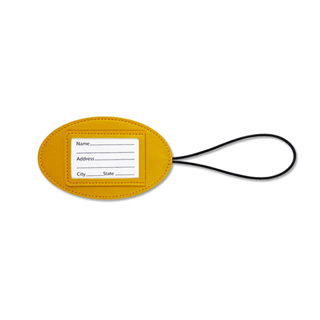 Secure Your Belongings with this PU Baggage Label Designed for Easy Bag ...