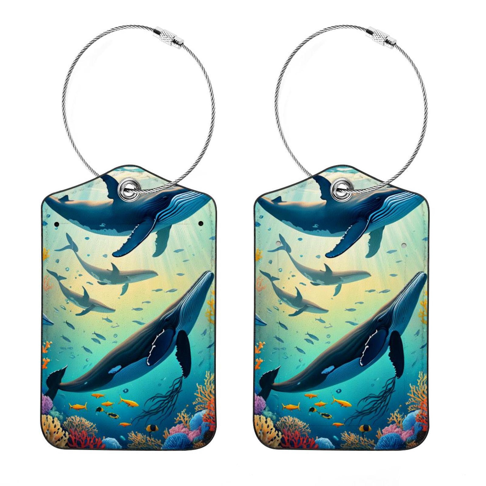 Secure Your Suitcase, Metal Loop Lock Luggage Tags with Privacy Flap ...