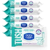 SecureFLUSH Flushable Wet Wipes (42 Count - 6 Packs) | Moist Toilet ...