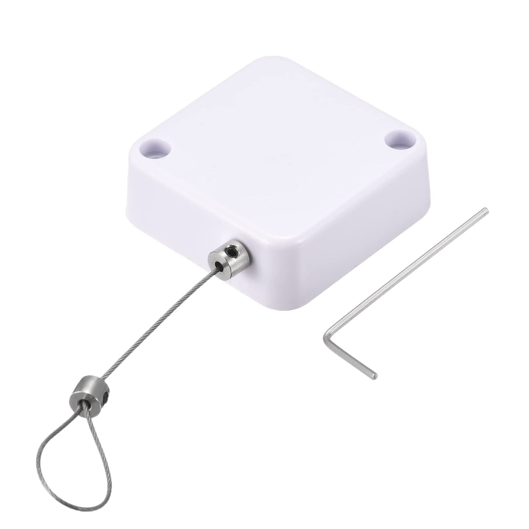 SecureFlex Retractable Cable Lock with Adhesive Remote Control System ...