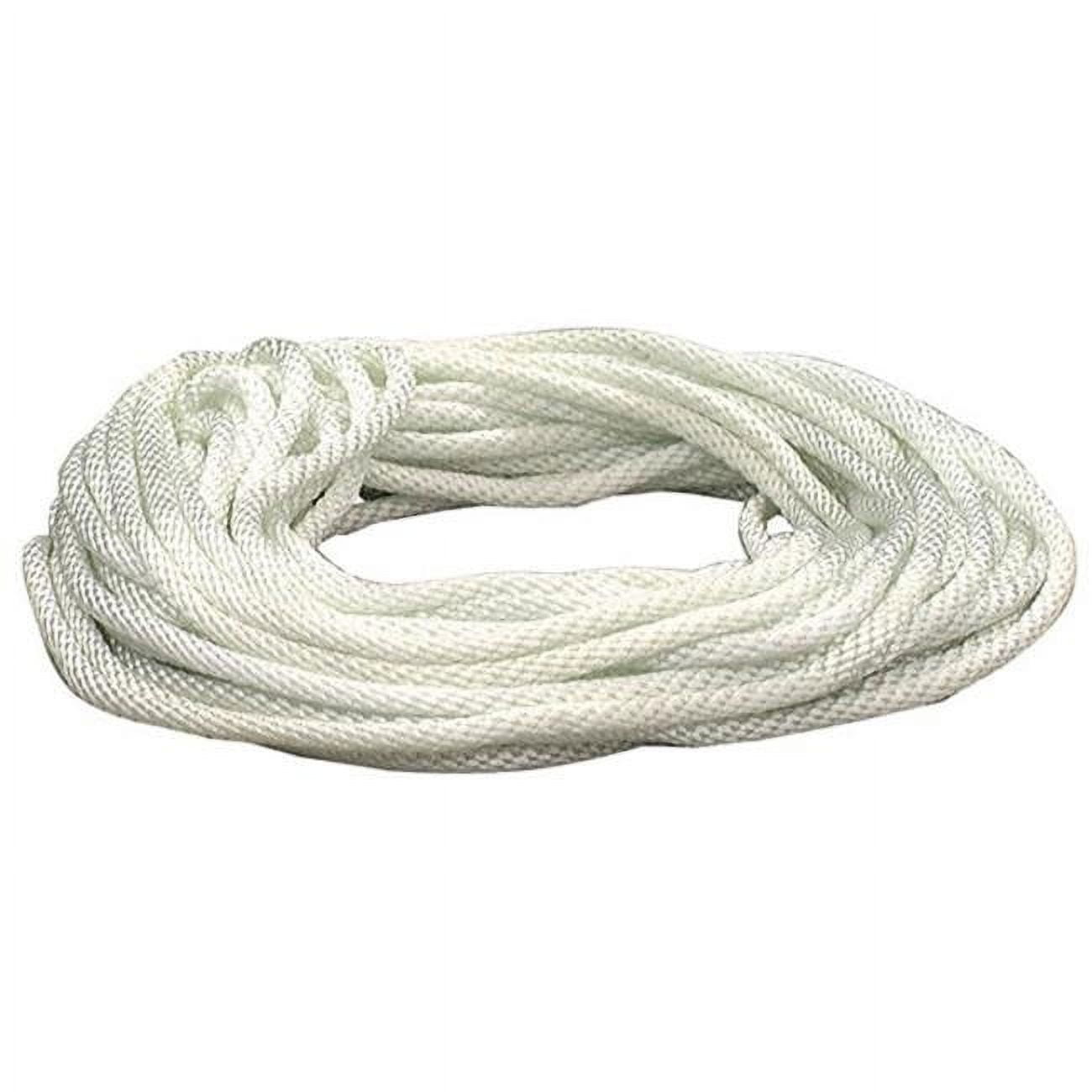 SecureLine 3/16 in. D X 50 ft. L White Solid Braided Nylon Rope ...
