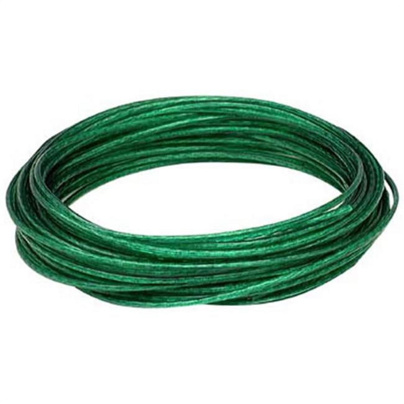 SecureLine 5/32 in. Dia. x 50 ft. L Green Cabled Wire Plastic ...