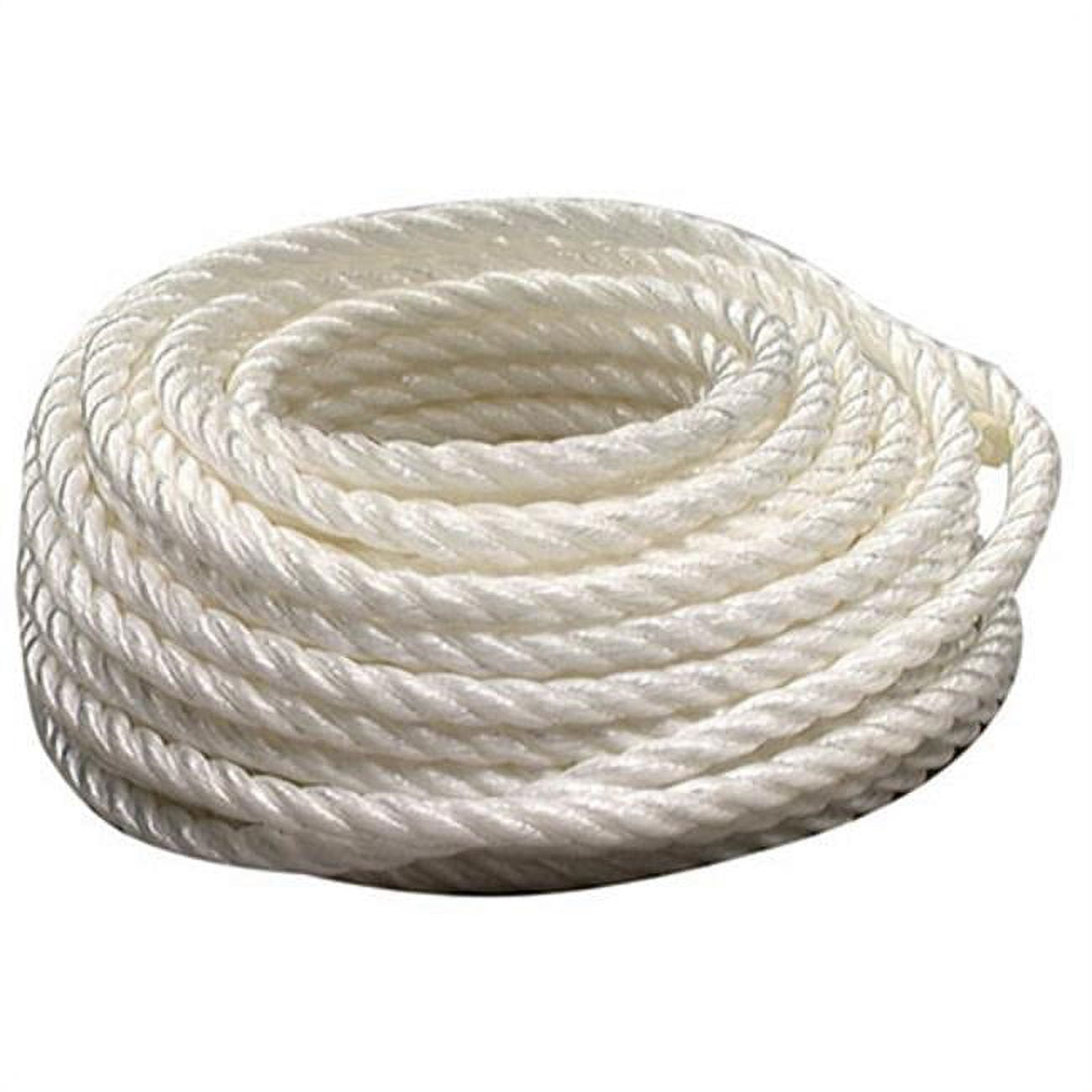 SecureLine Lehigh 3/8 in. D X 100 ft. L White Twisted Polypropylene ...