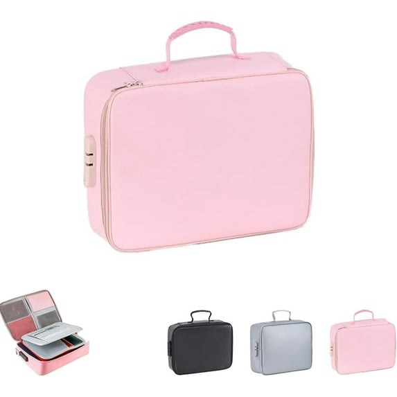 Securebrite Fireproof Keepsake Box with Lock,Document Storage Safe Box ...