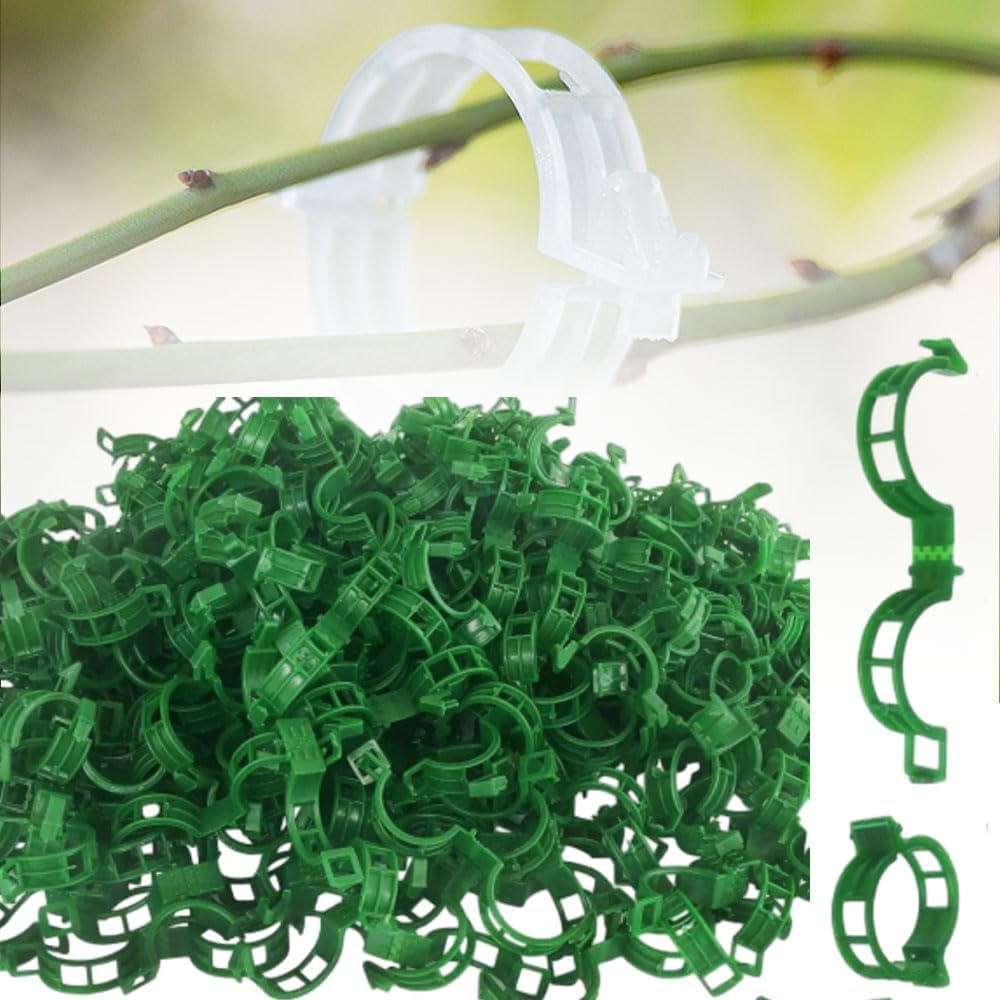 Secured Plastic Plant Clip, 2024 Upgrade Plant Support Clips Plant ...