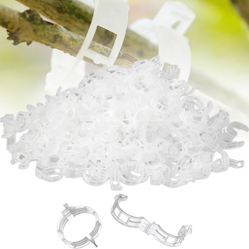 Secured Plastic Plant Clip, 2025 New Plant Support Clips, Garden Clips ...