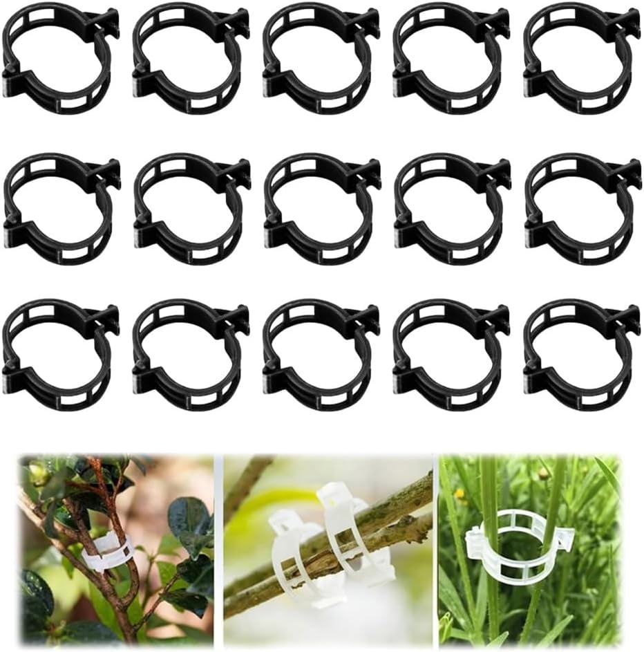 Secured Plastic Plant Clip, 2025 New Plant Support Clips, Garden Clips ...