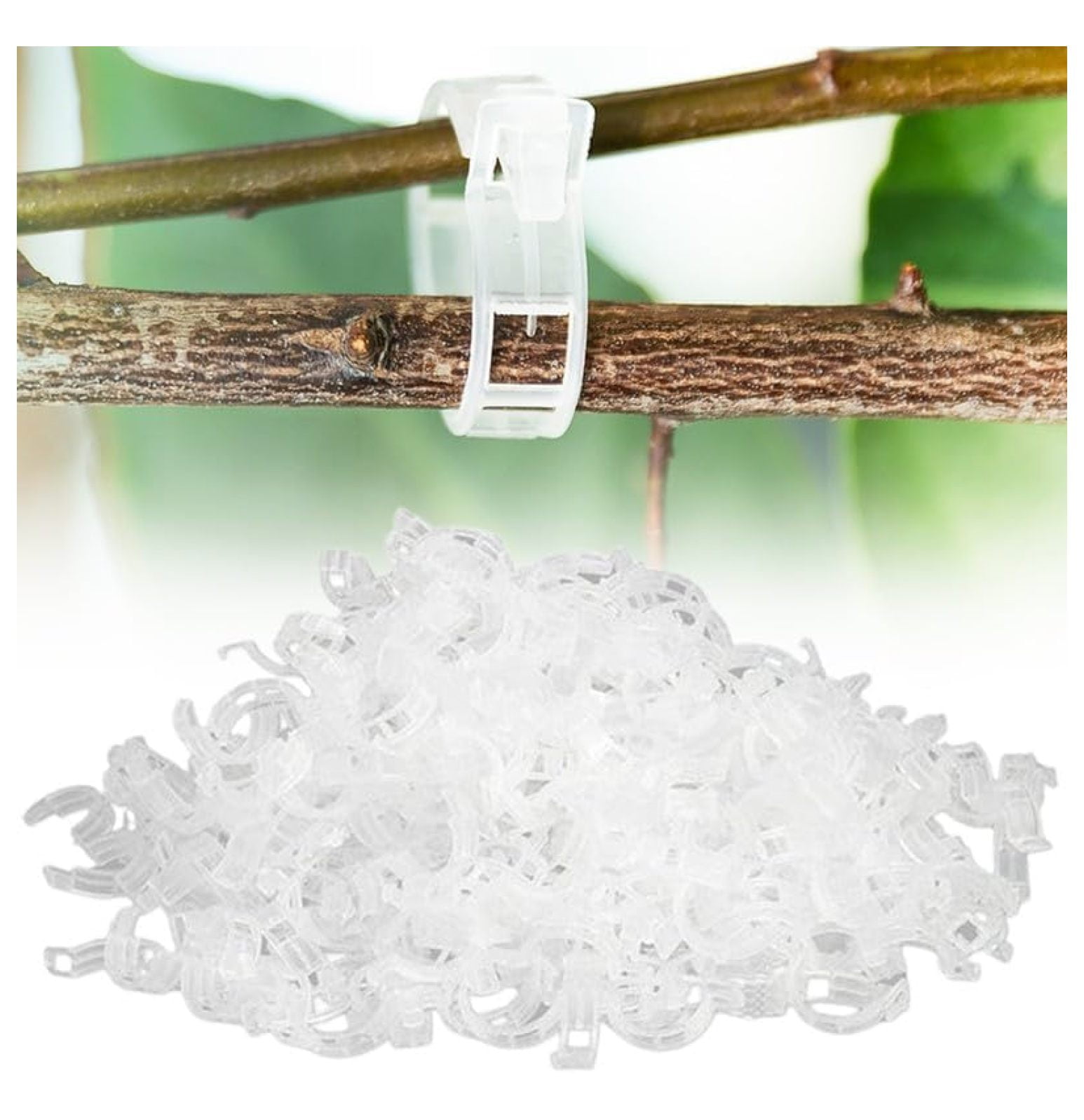 Secured Plastic Plant Clip, 300 Pcs Plant Clips for Climbing Plants ...