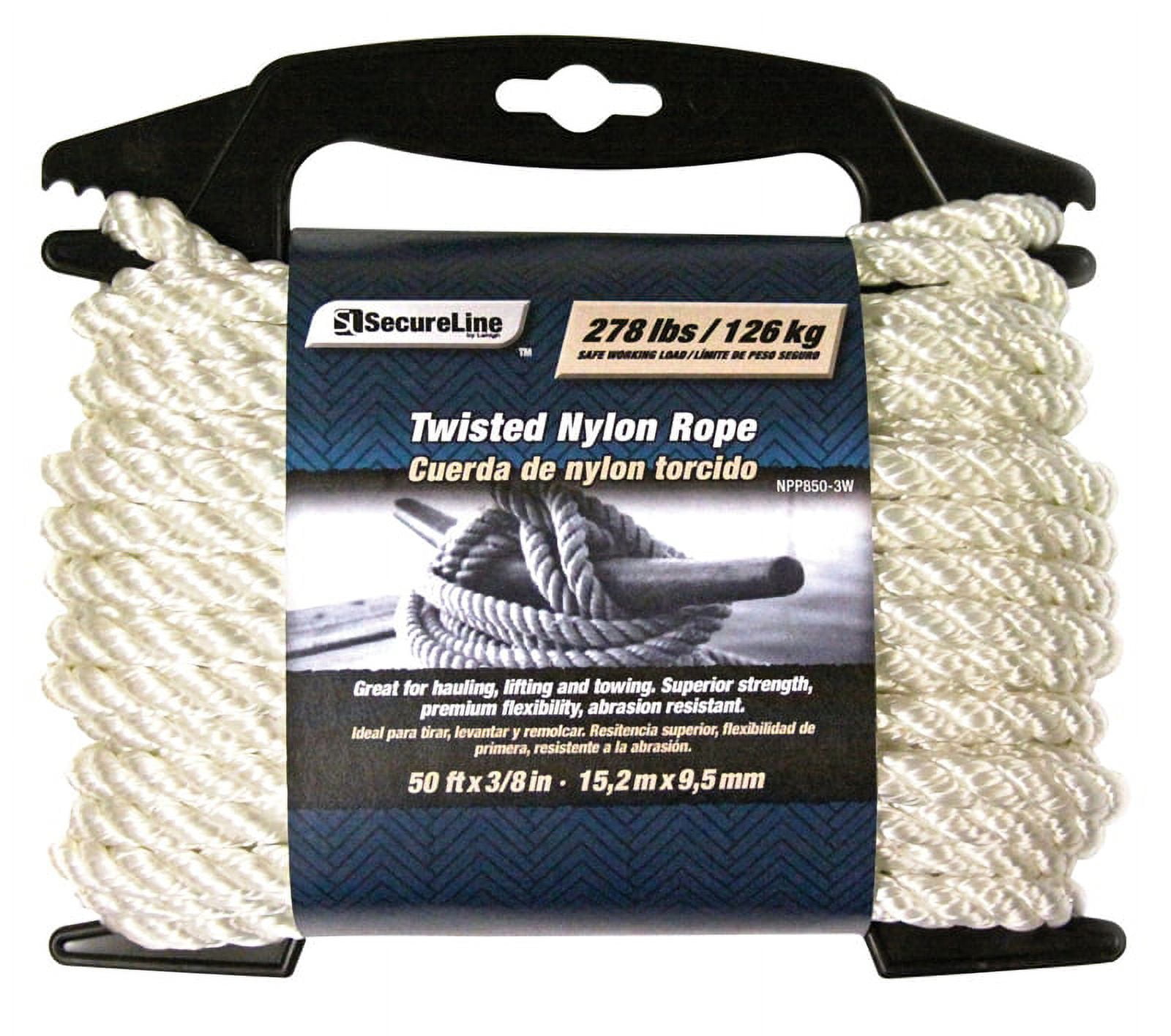 Secureline 3/8" Nylon-twst 50' - Walmart.com