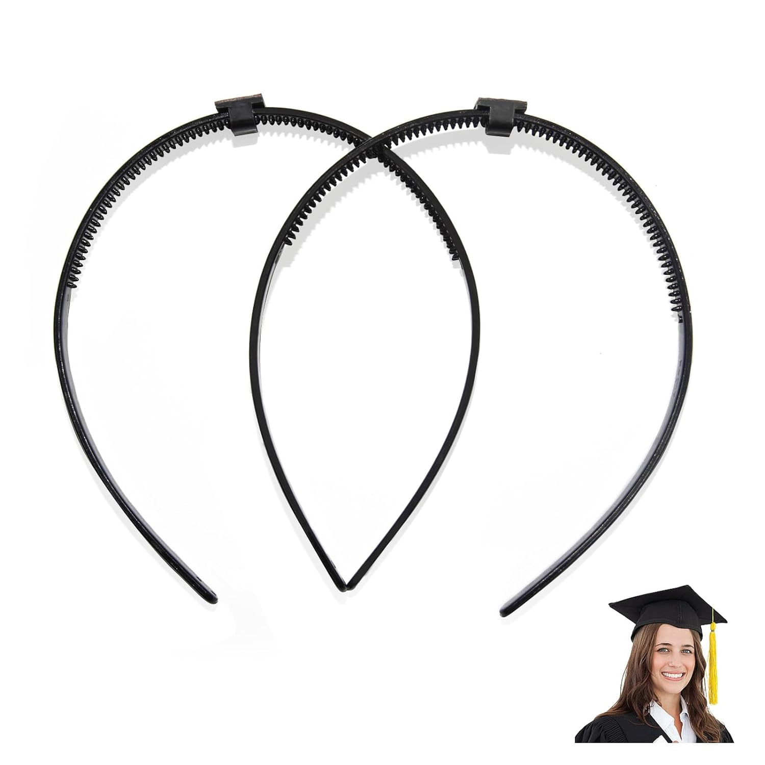 Secures Your Graduation Cap And Your Hairstyle Grad Cap Remix Headband