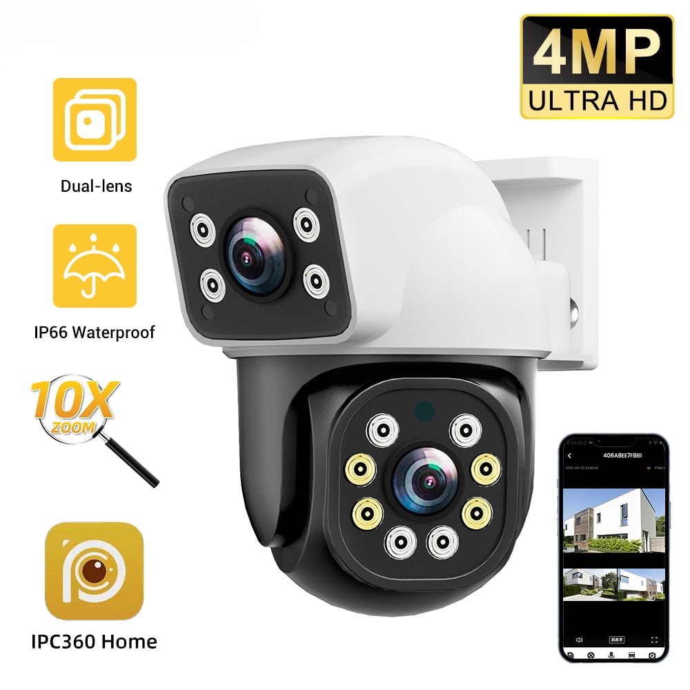 Securexpert 4MP 10X Zoom PTZ Outdoor WiFi Camera Automatic Tracking ...