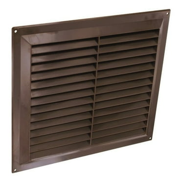 Lambro 143W 4" Plastic Under-Eave Vent, Exterior Dryer Vent with Damper ...