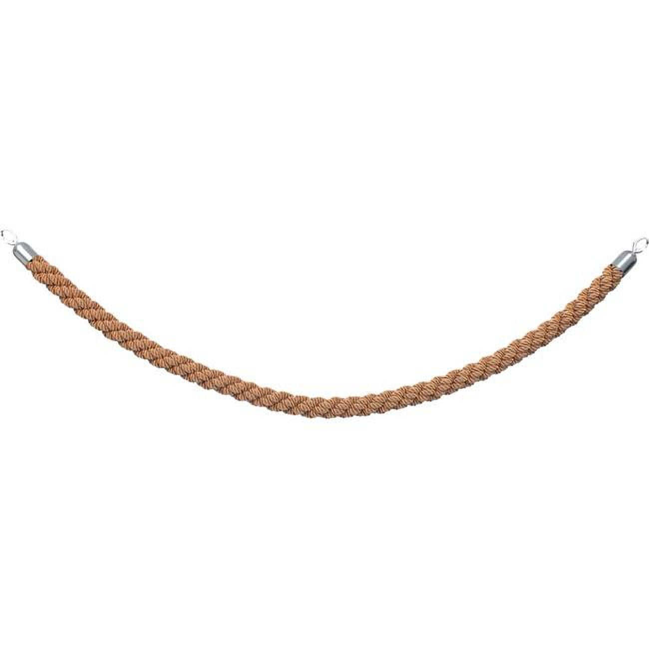 Securit USA RS-CLRP-CHBR 150 x 4 cm Thick Braided Barrier Rope - Bronze ...