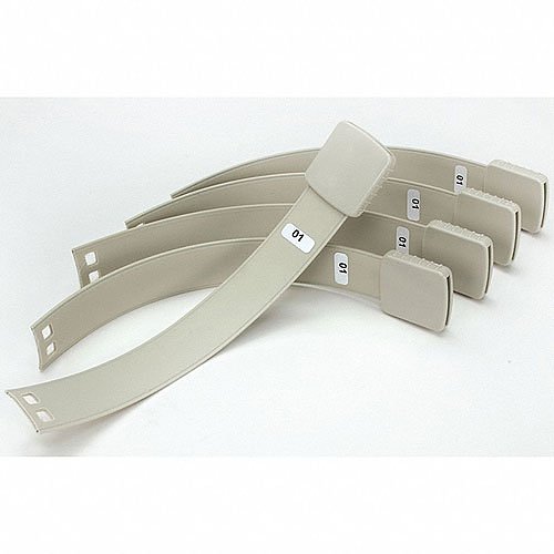 Securitas 804A1601 RoamAlert Wrist Strap, 6" Length, 5-Pack, Gray ...
