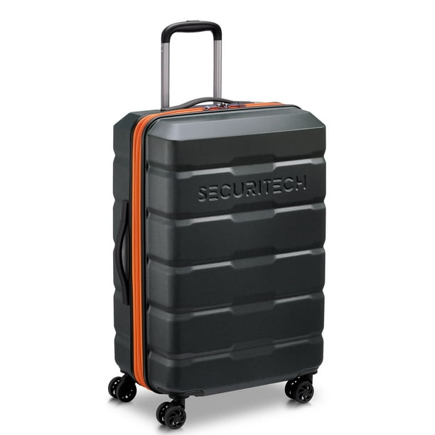 Securitech by Delsey, Citadel 24" Checkeed Hardside Spinner Luggage ...