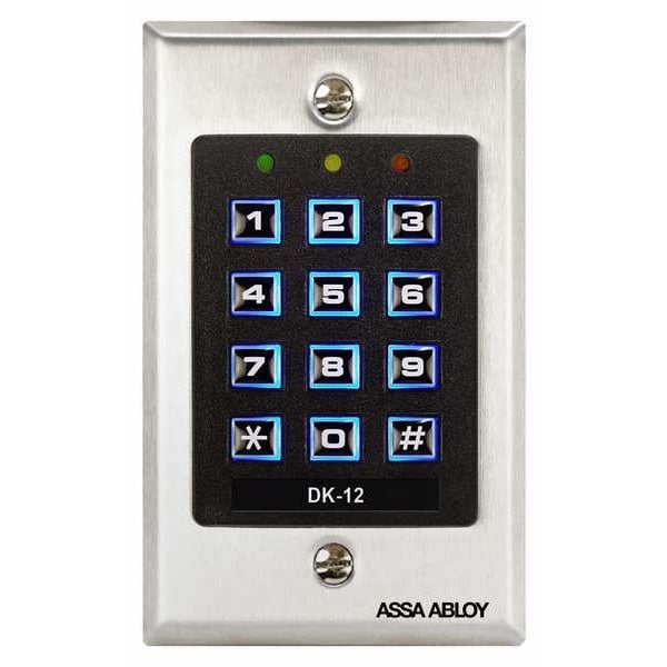 Securitron Digital Access Keypad,99 User Code DK-12 - Walmart.com
