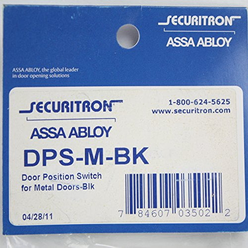 Securitron Door Position Switch for Metal Doors, Black Anodized Finish ...