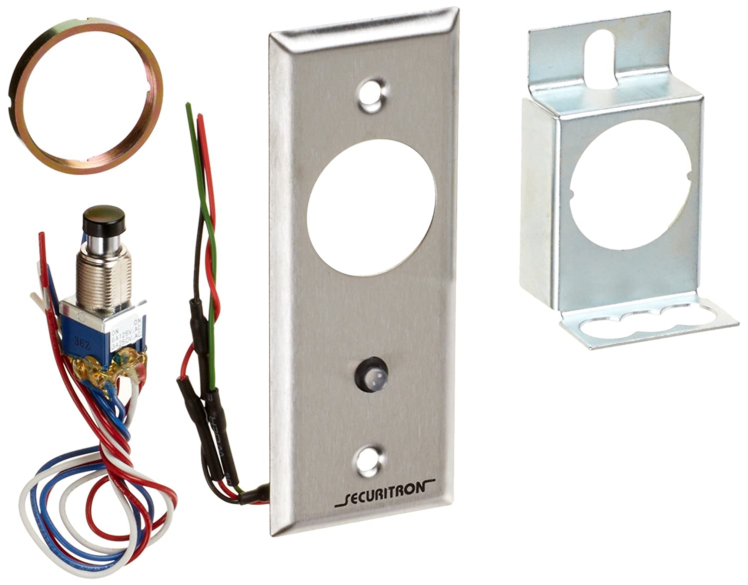 Securitron MKAN2 Mortise Keyswitch, Alternate, DPDT, Narrow Stile ...